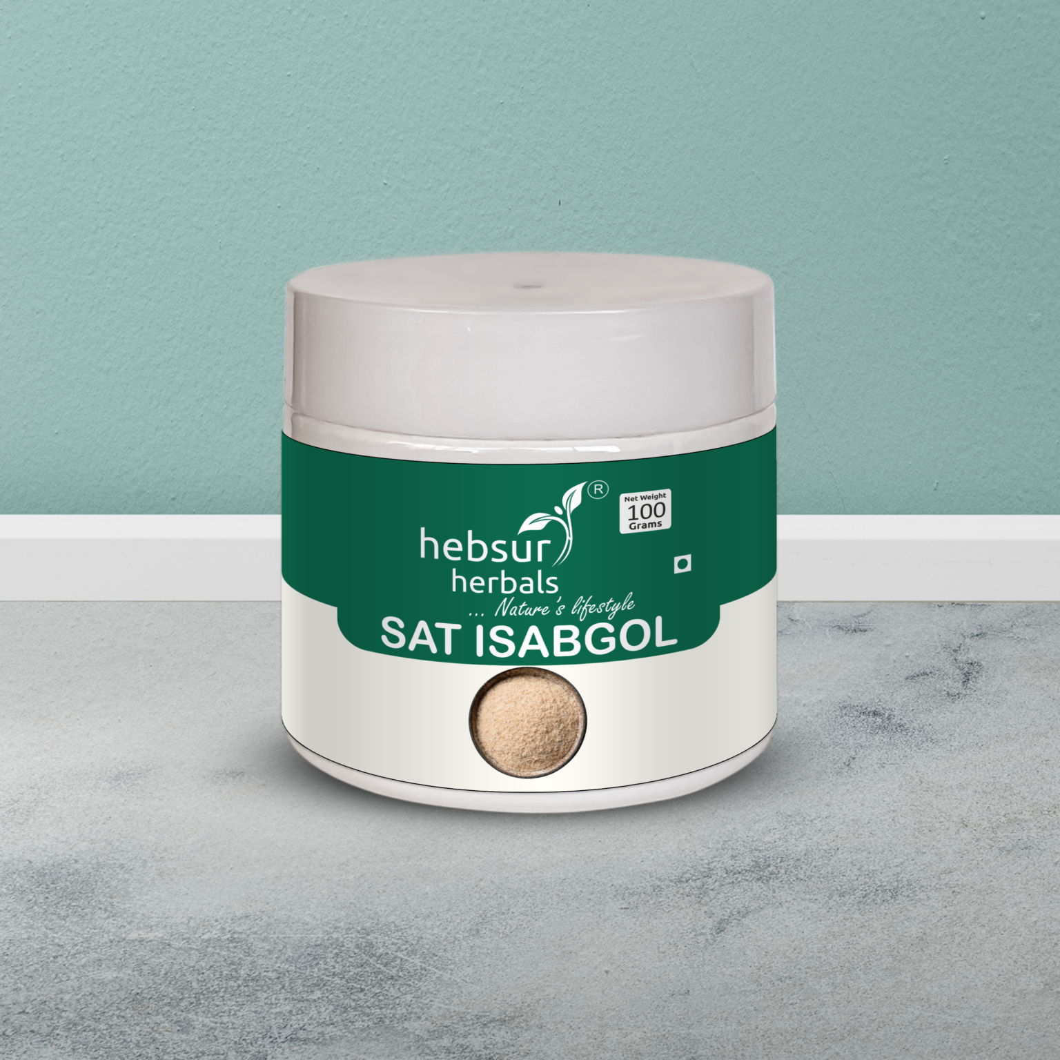 Sat Isabgol 100gm - Hebsur Herbals Sat Isabgol 100gm